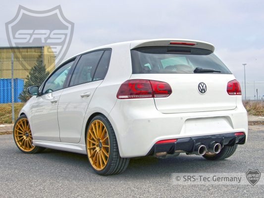 Rear Diffuser R20/R, VW Golf VI Mk6 - SRS-TEC